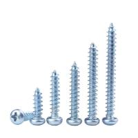 China Carbon Steel Phillips Pan Head Self Tapping Screws DIN7981 5mm to 100mm Black Stainless for sale