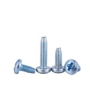 China DIN7500 Cross Recessed Pan Head Thread Rolling Screws M3 M4 10-12mm Carbon Steel Zinc Plated for sale