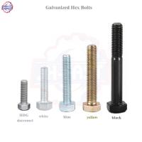 China ANSI Standard Hot Dip Galvanized Hex Bolt DIN 933 931 Grade 8.8 M3-M42 for sale