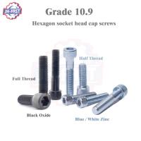 China Zinc Finish M3 M8 M12 Grade 8.8 Hexagon Socket Head Carbon Steel DIN912 Allen Bolt for sale