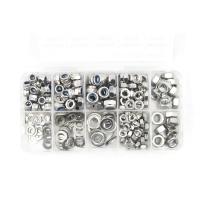 China Metric Self-Locking Nylock Nuts Zinc and Wax Finish Stainless Steel Hex Nuts for Automotive Industry for sale