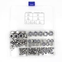 China Metric Self-Locking Nylock Nuts Zinc and Wax Finish Stainless Steel Hex Nuts for Automotive Industry for sale