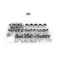 China Metric Self-Locking Nylock Nuts Zinc and Wax Finish Stainless Steel Hex Nuts for Automotive Industry for sale
