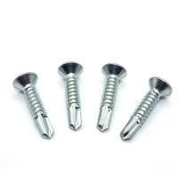 China Zinc Plated Wafer Head Self Drilling Screw Steel SUS304 DIN Standard Custom Tapping Screw for sale