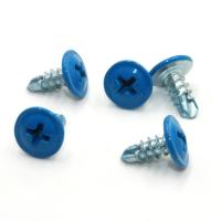China Zinc Plated Wafer Head Self Drilling Screw Steel SUS304 DIN Standard Custom Tapping Screw for sale