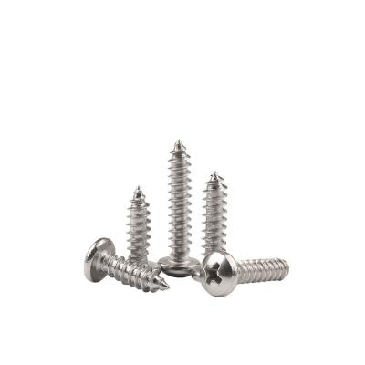 China DIN 7981 Metric Pan Head Pozi Drive Self-Tapping Screw for Metal Carbon Steel Stainless Steel for sale