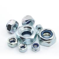 China DIN985 Non-Metallic Insert Hex Nuts M3-M12 Stainless Steel Black Oxide Metric for sale