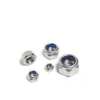 China ISO 9001 Certified DIN985 Hex Insert Lock Nuts A2 Stainless Steel M3 M8 Sizes for sale
