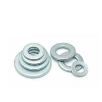 China DIN Standard Black Zinc Plated Steel Flat Washer Custom Size 5mm Thickness M20 M8 M3 M4 for sale