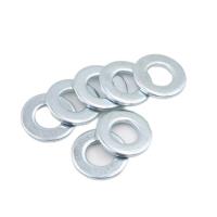 China DIN Standard Black Zinc Plated Steel Flat Washer Custom Size 5mm Thickness M20 M8 M3 M4 for sale