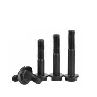China High Strength Grade 8 Hex Flange Bolts M6 M8 M10 M12 M16 Half Thread Steel Zinc for sale