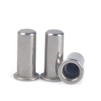 China M3 M4 M5 M6 M8 M10 M12 Flat Head Knurled Threaded Insert Rivet Nut Control for sale