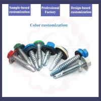 China OEM Customized Stainless Steel TEK Roofing Screws Hex Flange Head with Wings 12-14 for sale