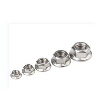 China Stock ISO GB M2-M30 SUS304 Stainless Steel DIN6923 Hex Flange Nuts for Mining for sale