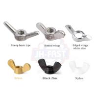 China SUS304 Stainless Steel Wing Nuts M3 to M8 DIN 315 316 Round Head for Mining for sale