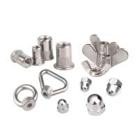 China SUS304 Stainless Steel Wing Nuts M3 to M8 DIN 315 316 Round Head for Mining for sale