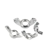 China SUS304 Stainless Steel Wing Nuts M3 to M8 DIN 315 316 Round Head for Mining for sale