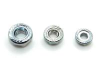 China Metric Hex Flange Nut M6 M8 M10 M12 Stainless Steel Carbon Steel ISO 9001 for sale