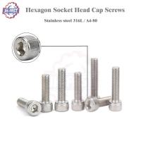 China DIN912 A2 SS304 SS316 Hexagon Socket Head Cap Screws M6 M8 M10 M12 Passivated for sale