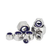 China SS304 SS316 Stainless Steel Hex Nylon Lock Nut M3 M4 M5 M6 M8 M10 DIN982 DIN985 for sale