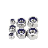 China SS304 SS316 Stainless Steel Hex Nylon Lock Nut M3 M4 M5 M6 M8 M10 DIN982 DIN985 for sale