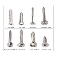 China OEM Customized Blue Finish Stainless Steel Self-Tapping Screws for Metal Installation for sale