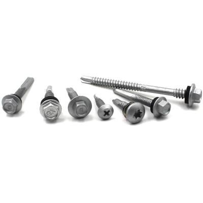 China Zinc Finish Hexagon Head Self Drilling Screw with Flange ISO9001 2015 Certified for sale