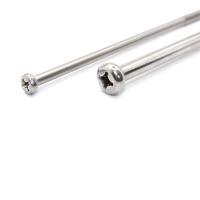 China Metric Custom 100mm 200mm Cross Recessed Pan Head Phillips Extra Long Shank Machine Screw for sale