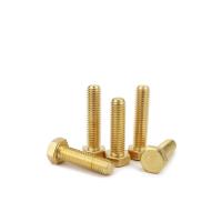 China Brass Hex Bolts M3 M4 M5 M6 M8 M10 ISO9001 Certified Custom Sizes Available for sale
