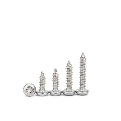 China ZINC Plated Stainless Steel 304 M3 M6 Torx Pan Head Self Tapping Screws DIN Standard for sale
