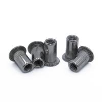 China 304 Stainless Steel Hollow Rivet Nuts Inner Threaded Flat Head 100pcs ISO DIN Standard for sale