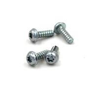 China Metric Zinc Plated Steel Pan Head Self-tapping Screws 2.9-6.3mm DIN Standard for sale