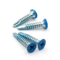 China Metric Cross Flat Bugle Head Self Drilling Screws Fine Coarse Thread 4.8mm Roof Screw for sale