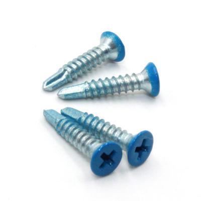 China Metric Cross Flat Bugle Head Self Drilling Screws Fine Coarse Thread 4.8mm Roof Screw for sale