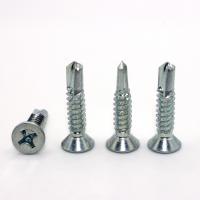China Metric Cross Flat Bugle Head Self Drilling Screws Fine Coarse Thread 4.8mm Roof Screw for sale