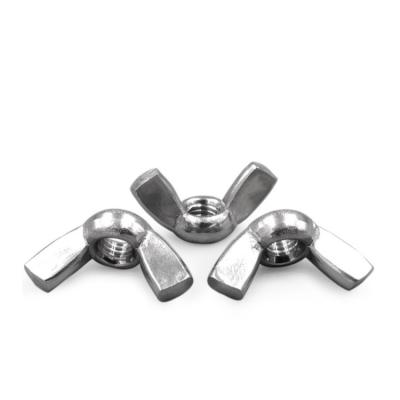 China GB Standard Stainless Steel Wing Screws Butterfly Nuts 6mm 8mm 10mm Heavy Duty for sale