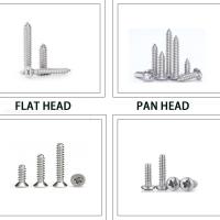 China Self Tapping Screws Carbon Steel Stainless Steel Zinc Plated Hex Pan Flat Head ISO9001 for sale