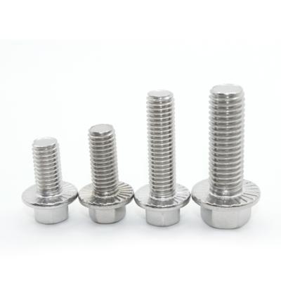 China Stainless Steel Hex Flange Bolt M8 M10 M12 ISO9001 2015 Certified for sale