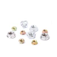 China Zinc Plated Carbon Steel Hex Flange Nuts DIN6923 M5 M6 M8 M10 M12 for Mining for sale