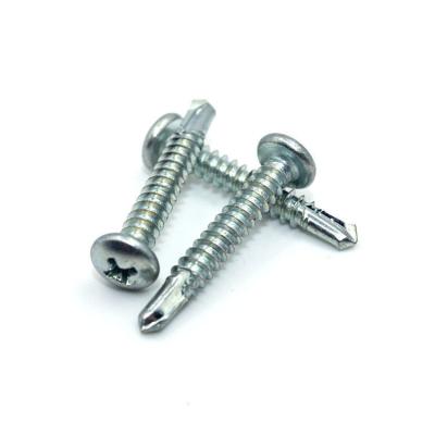 China Steel Self Drilling Screw Cross Pan Head Phillips Drive M4 M6.5 1mm 80mm Length for sale