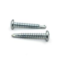 China Steel Self Drilling Screw Cross Pan Head Phillips Drive M4 M6.5 1mm 80mm Length for sale