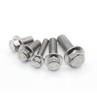 China Stainless Steel Hex Flange Bolt M8 M10 M12 ISO9001 2015 Certified for sale