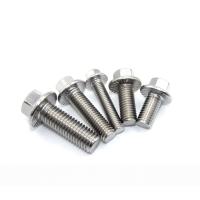 China Stainless Steel Hex Flange Bolt M8 M10 M12 ISO9001 2015 Certified for sale