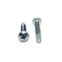 China Steel Self Drilling Screw Cross Pan Head Phillips Drive M4 M6.5 1mm 80mm Length for sale