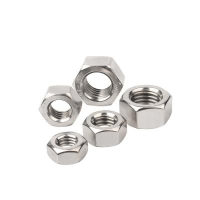 China DIN934 Metric Hex Nuts Carbon Steel Stainless Steel SS304 316 100% Inspection for sale