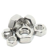 China DIN934 Metric Hex Nuts Carbon Steel Stainless Steel SS304 316 100% Inspection for sale
