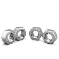 China DIN934 Metric Hex Nuts Carbon Steel Stainless Steel SS304 316 100% Inspection for sale
