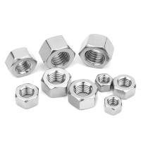 China DIN934 Metric Hex Nuts Carbon Steel Stainless Steel SS304 316 100% Inspection for sale