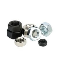 China Metric Hex Nuts M2 to M20 Zinc Yellow Chromate Plated DIN 934 Carbon Steel Stainless Steel Brass for sale