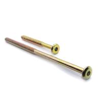 China Metric Hexagon Socket Flat Framing Head Furniture Screw Carbon Steel DIN for sale